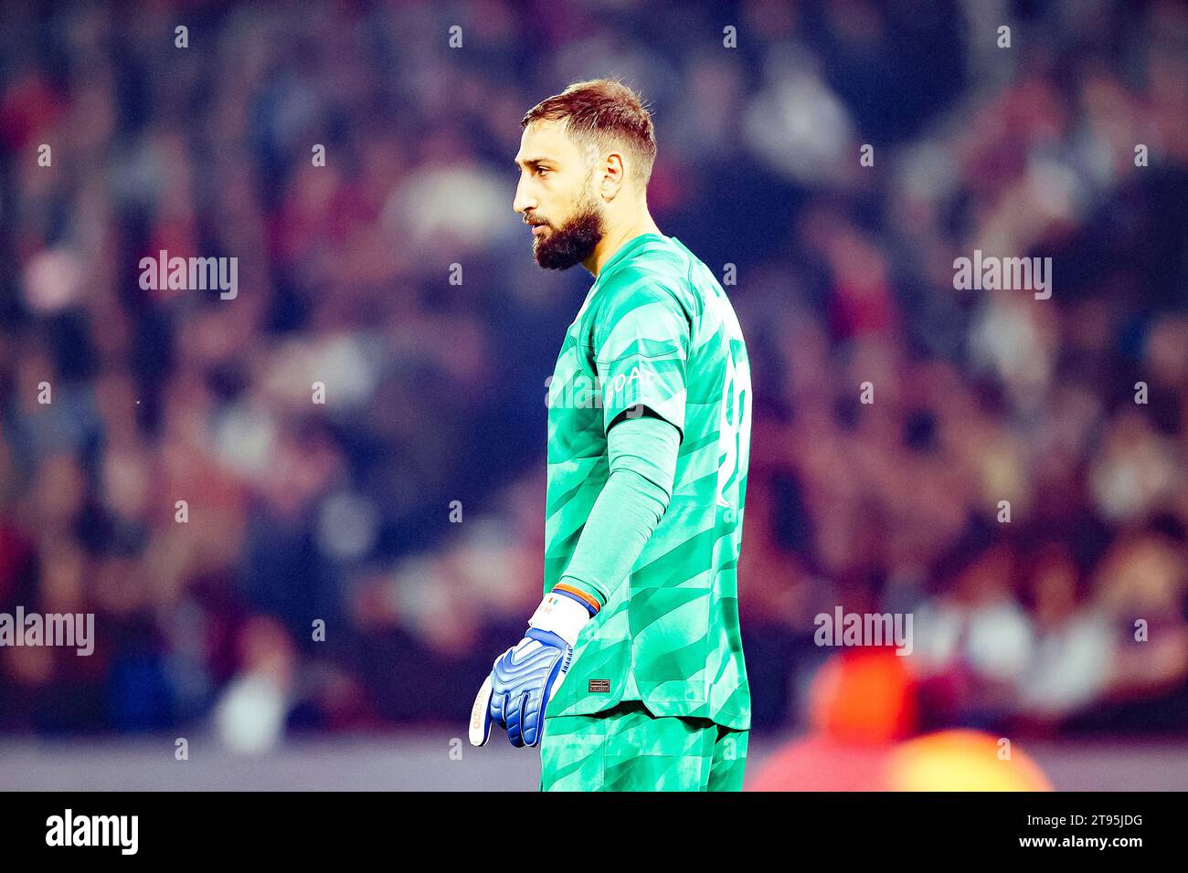 Paris, France - October 25: Goalkeeper Gianluigi Donnarumma of Paris ...