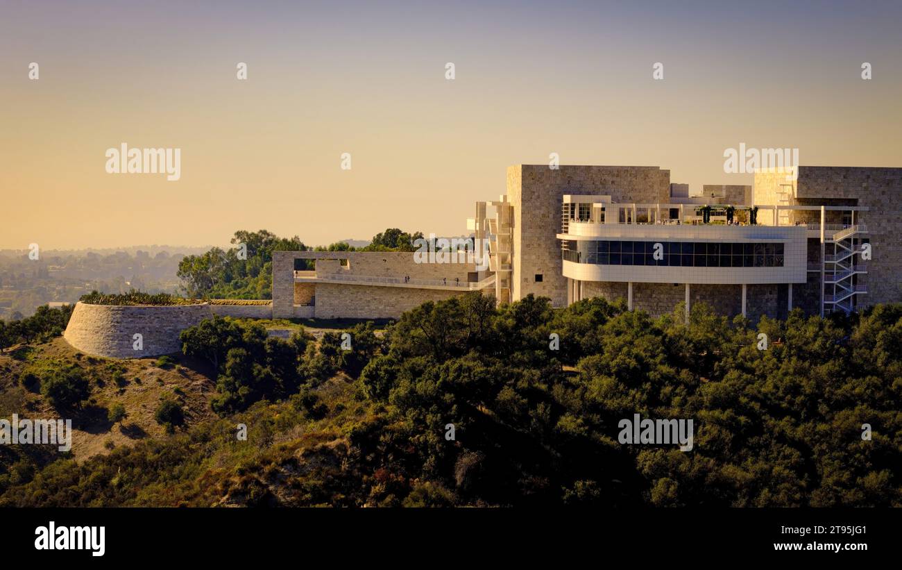 Getty center los angeles sunset hi-res stock photography and images - Alamy