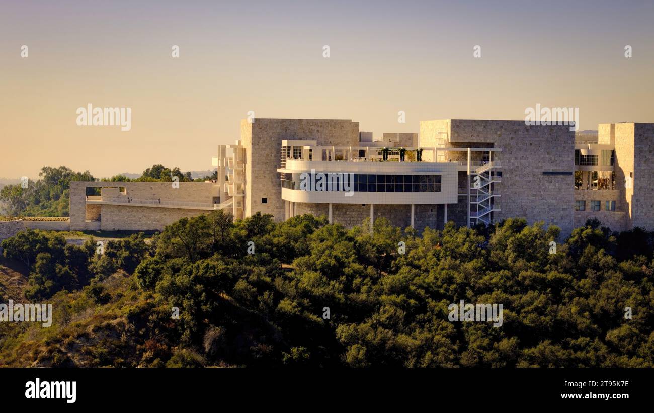 Getty center los angeles sunset hi-res stock photography and images - Alamy