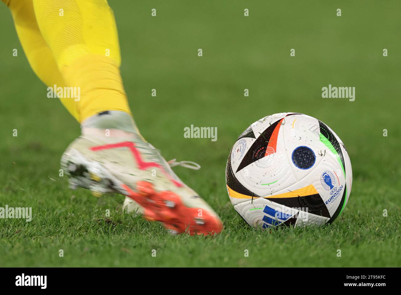 Rome, Italy. 17th Nov, 2023. An Official Adidas Fussballliebe UEFA 2024 ...