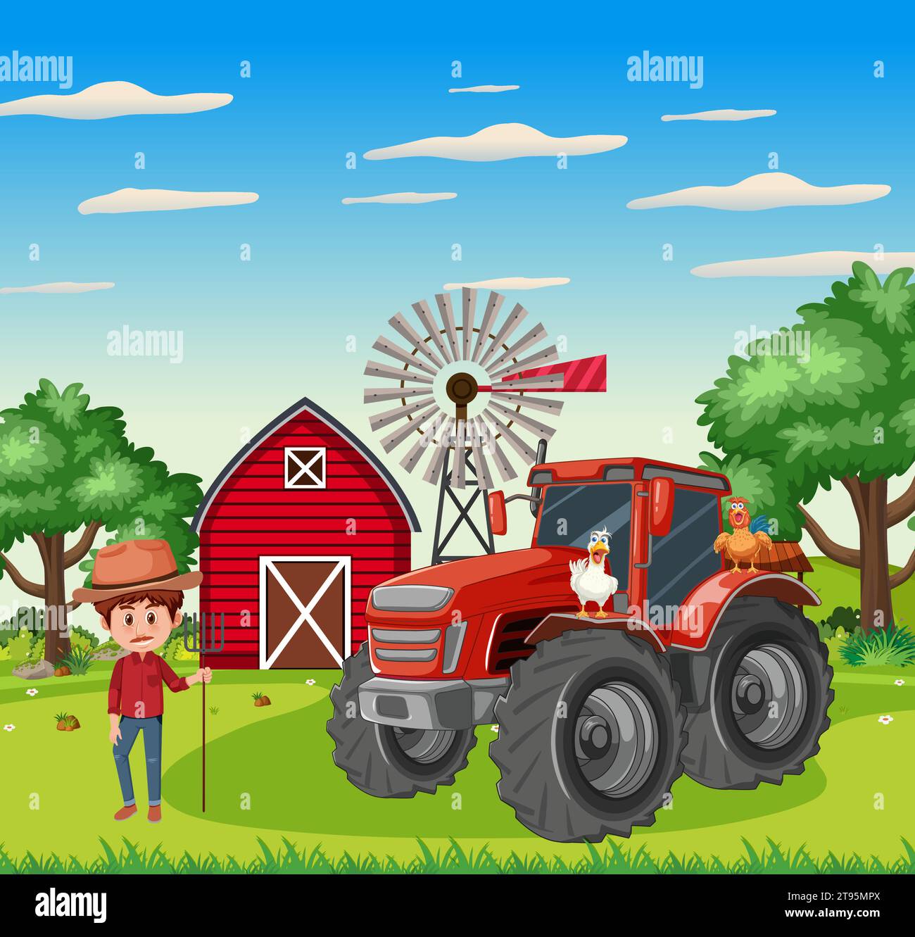 Agricultural stands Stock Vector Images - Alamy