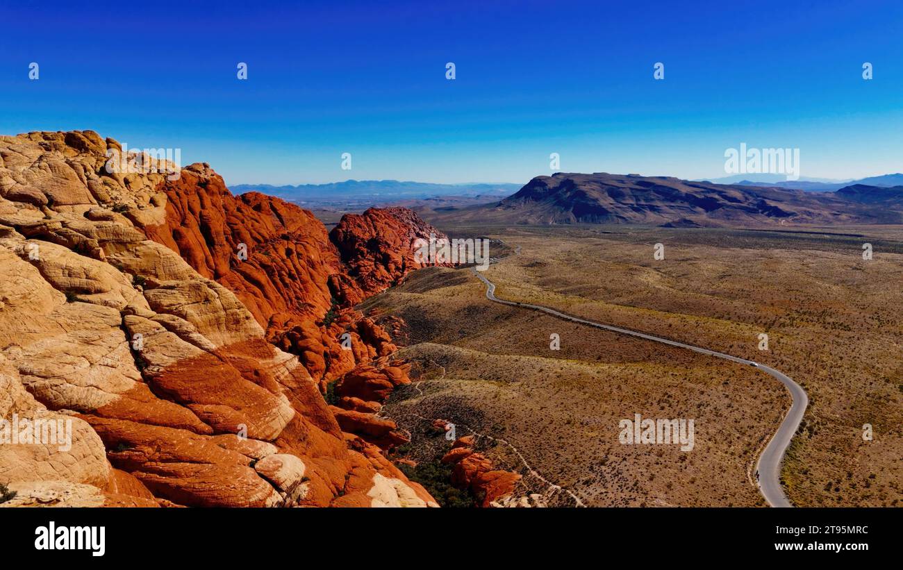 The Nevada Desert and its wonderful landscape and canyons Stock Photo ...