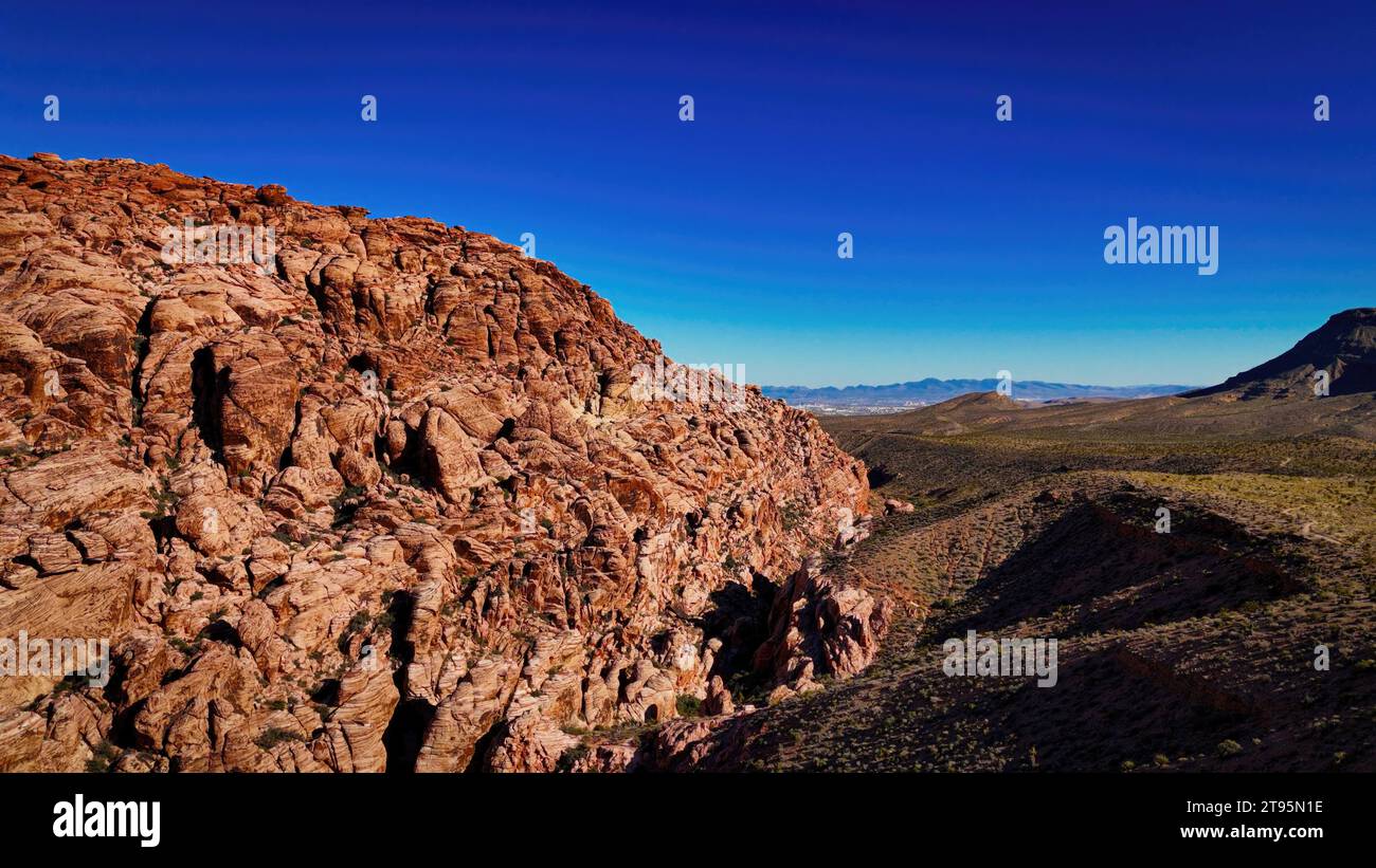 The Nevada Desert and its wonderful landscape and canyons Stock Photo ...