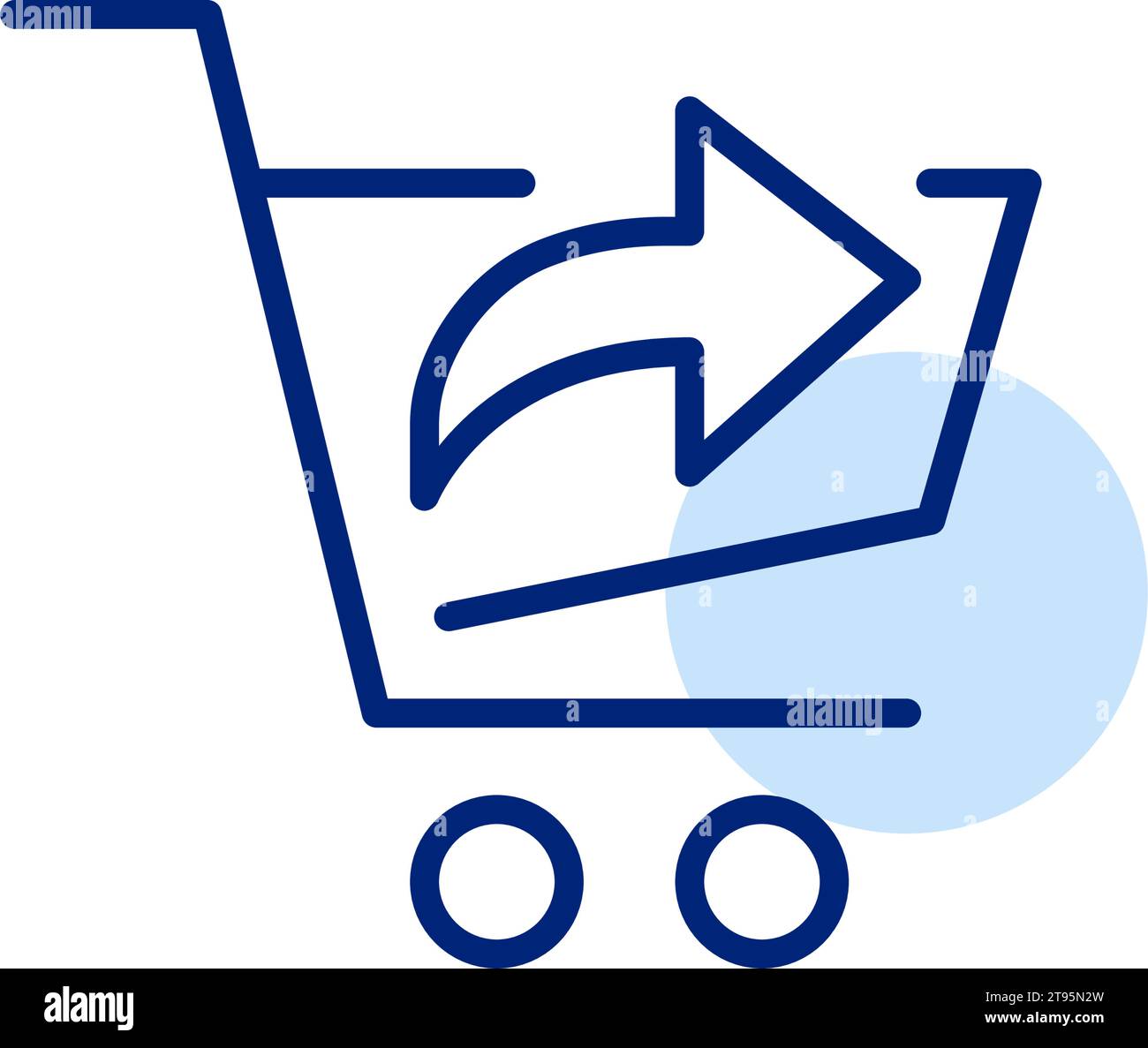 Shopping cart forward symbol. Store checkout. Pixel perfect icon Stock ...