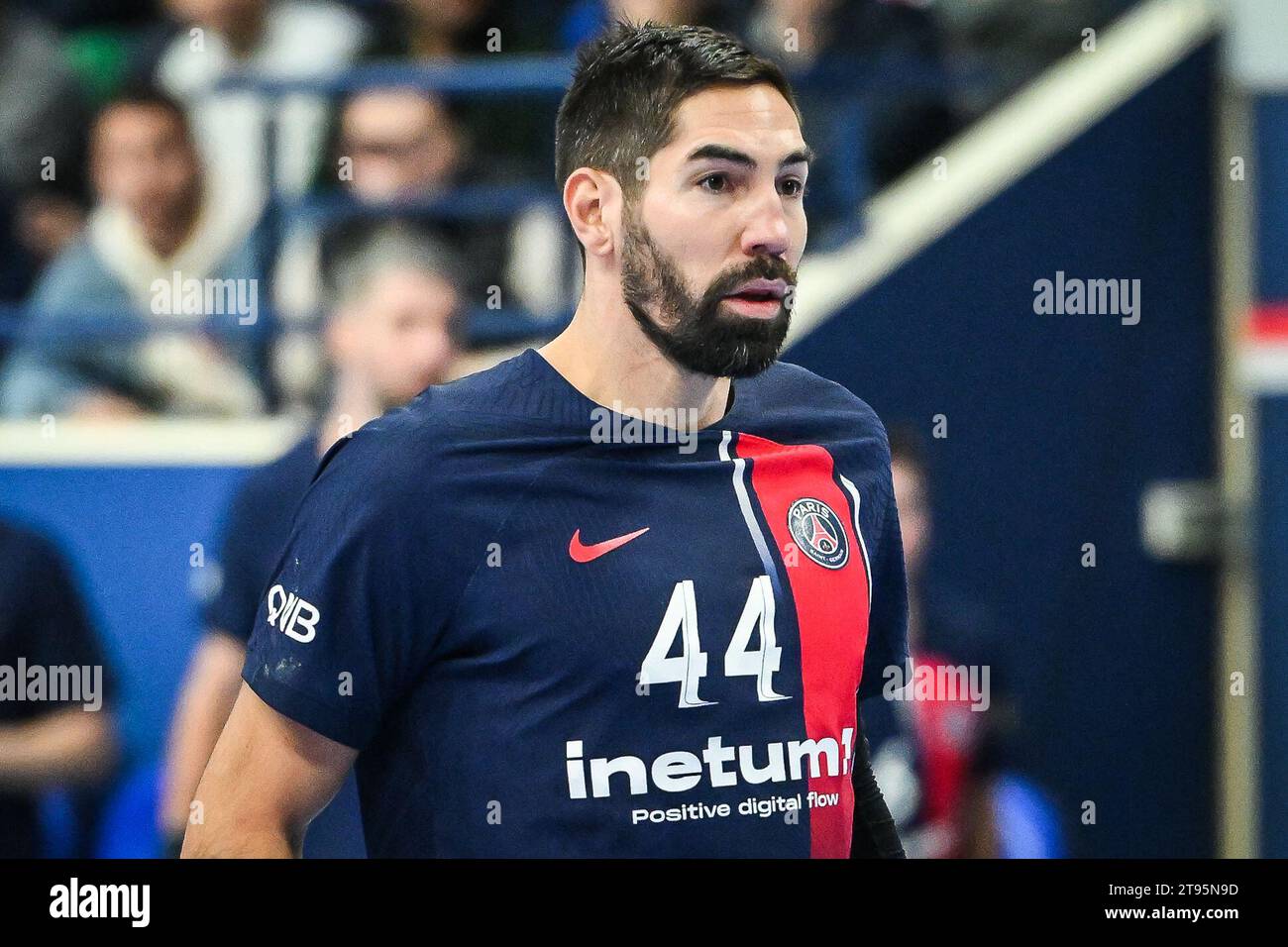 Paris, France. 22nd Nov, 2023. Nikola KARABATIC of PSG during the ...