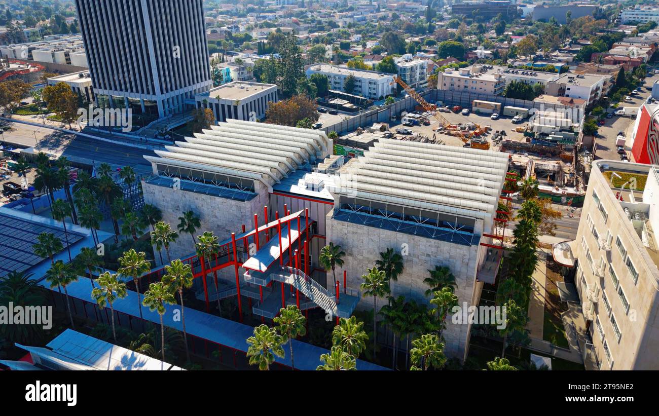 LACMA - LA County Museum of Art from above - Los Angeles Drone footage ...