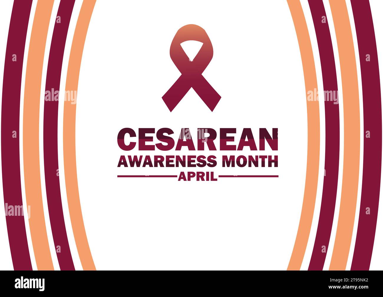 Cesarean Awareness Month Vector illustration. Suitable for greeting ...