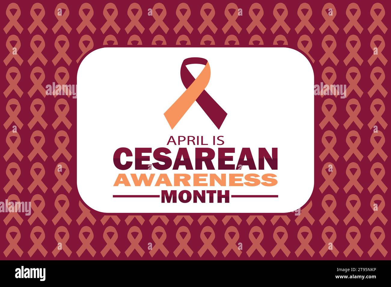 Cesarean Awareness Month. Holiday concept. Template for background ...