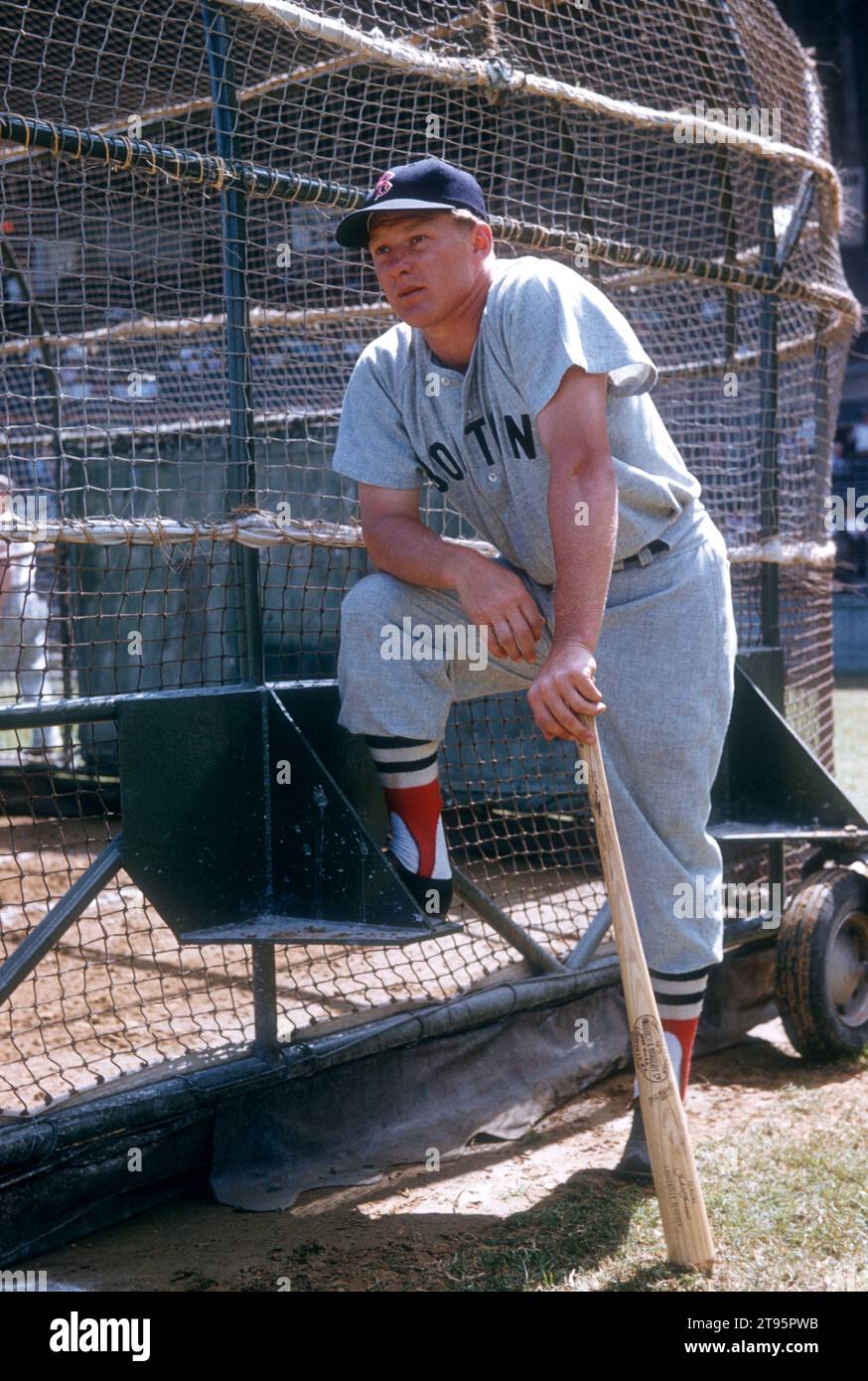 FL - MARCH, 1956: Jackie Jensen #4 of the Boston Red Sox poses for a ...