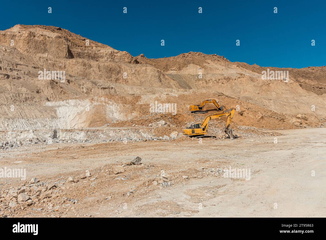 Mines in Xinjiang, Western China Stock Photo - Alamy
