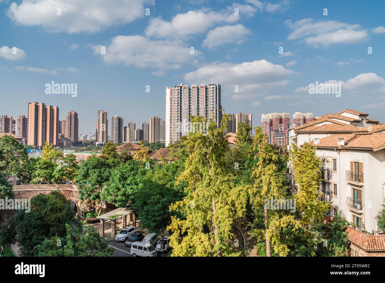 Chengdu china aerial hi-res stock photography and images - Alamy