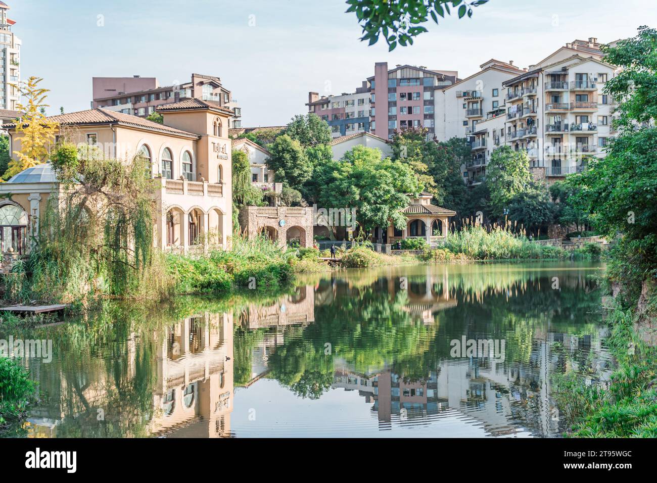 Beautiful Residential Environment in Chengdu, Sichuan Province, China ...