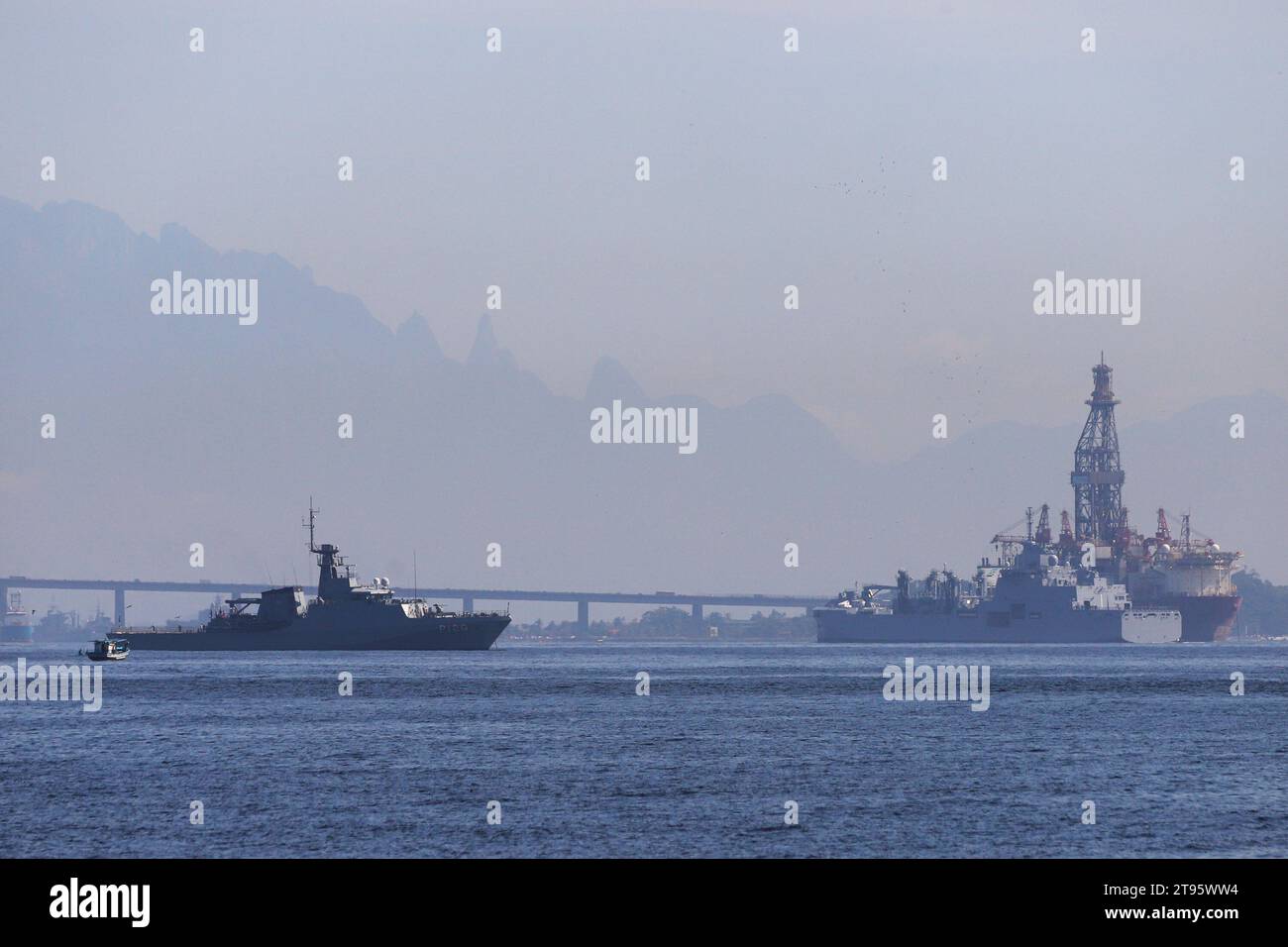 Rio De Janeiro, Brazil. 22nd Nov, 2023. Oceanic Patrol Ship Amazonas ...