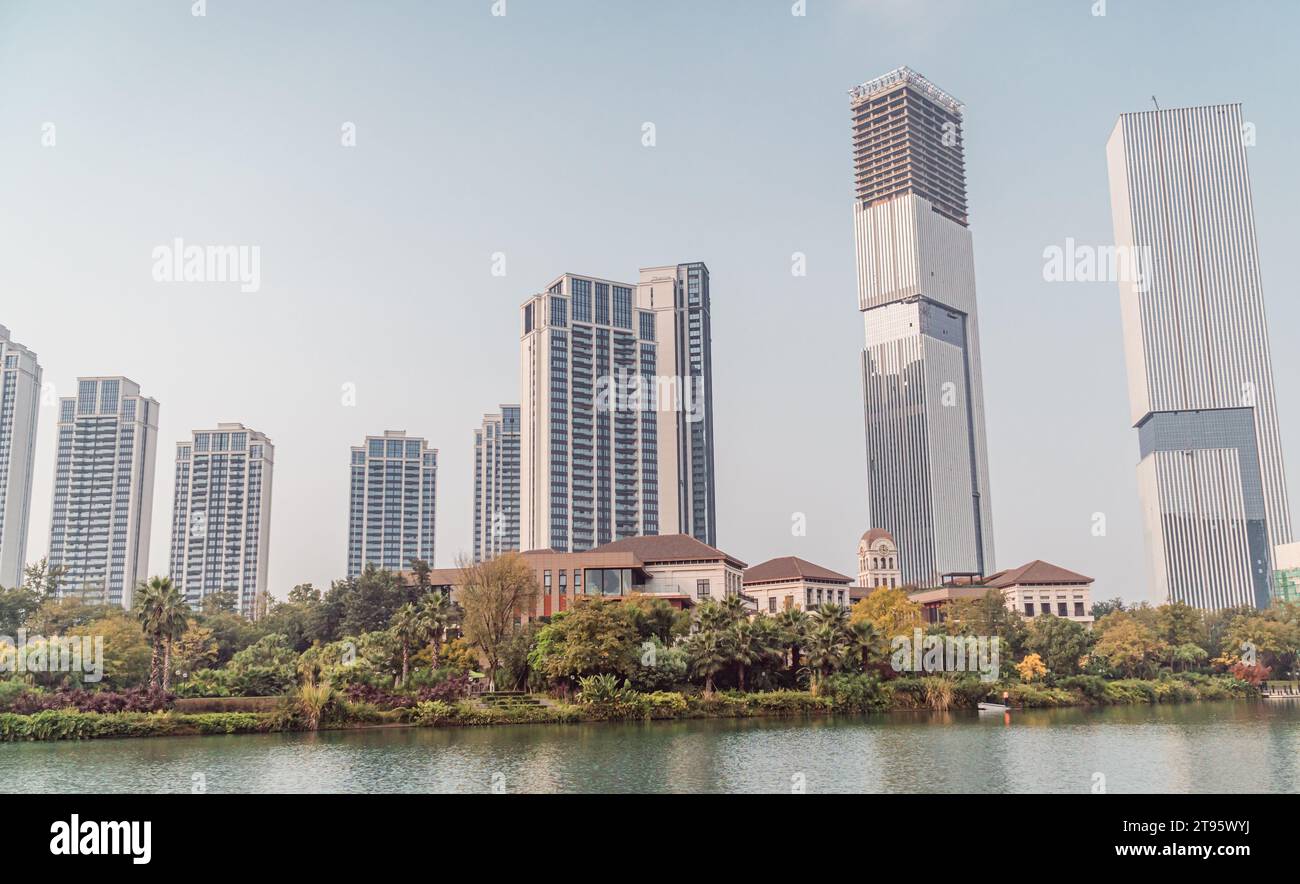 High rise buildings in cities Stock Photo - Alamy