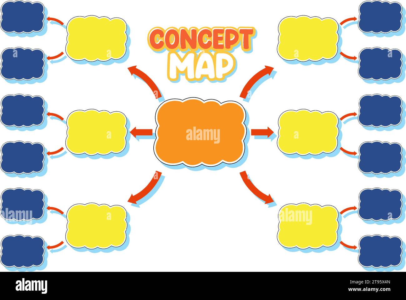 A simple visual representation of ideas for kids Stock Vector Image ...