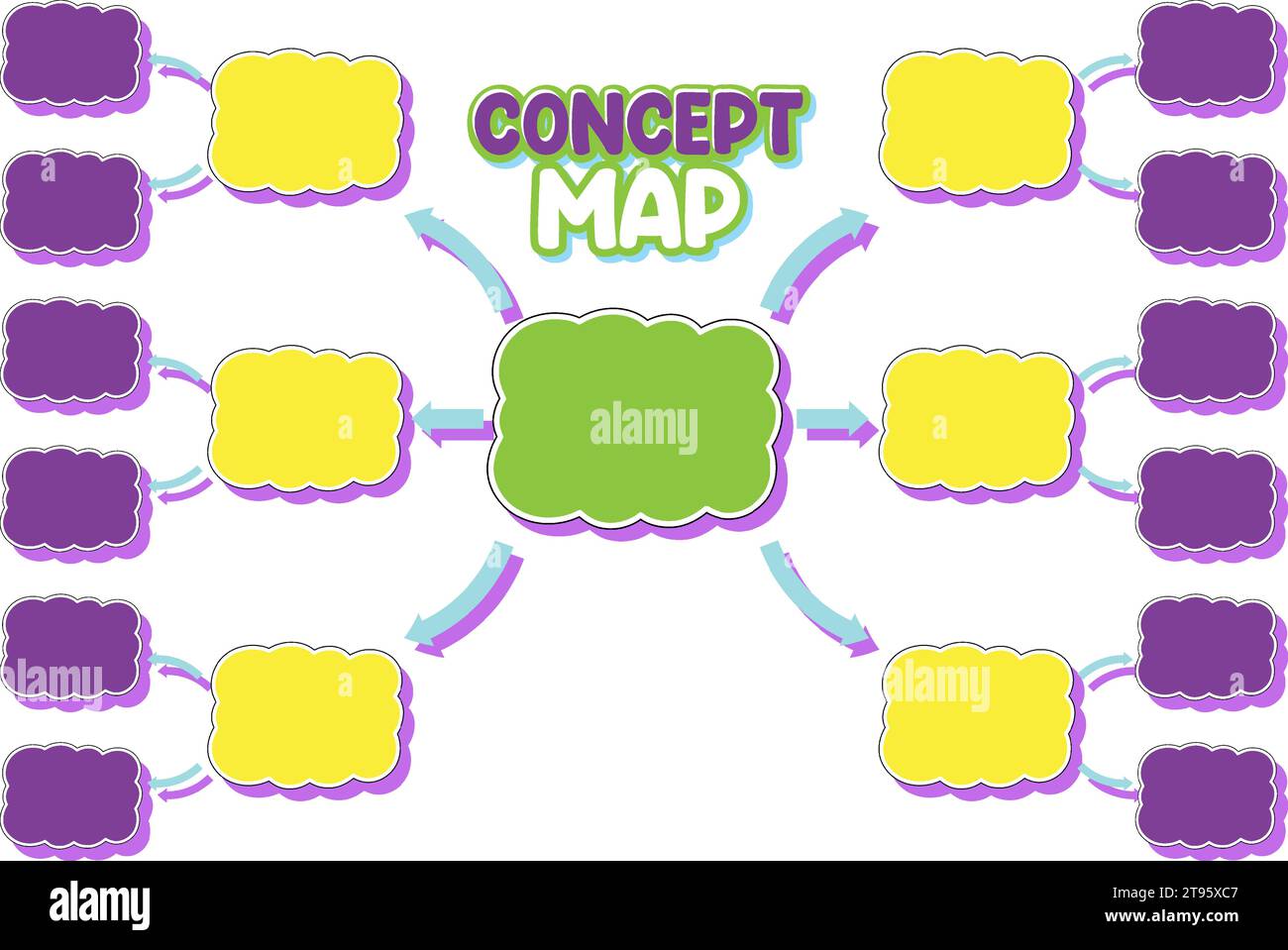 A simple visual representation of ideas for kids Stock Vector Image ...