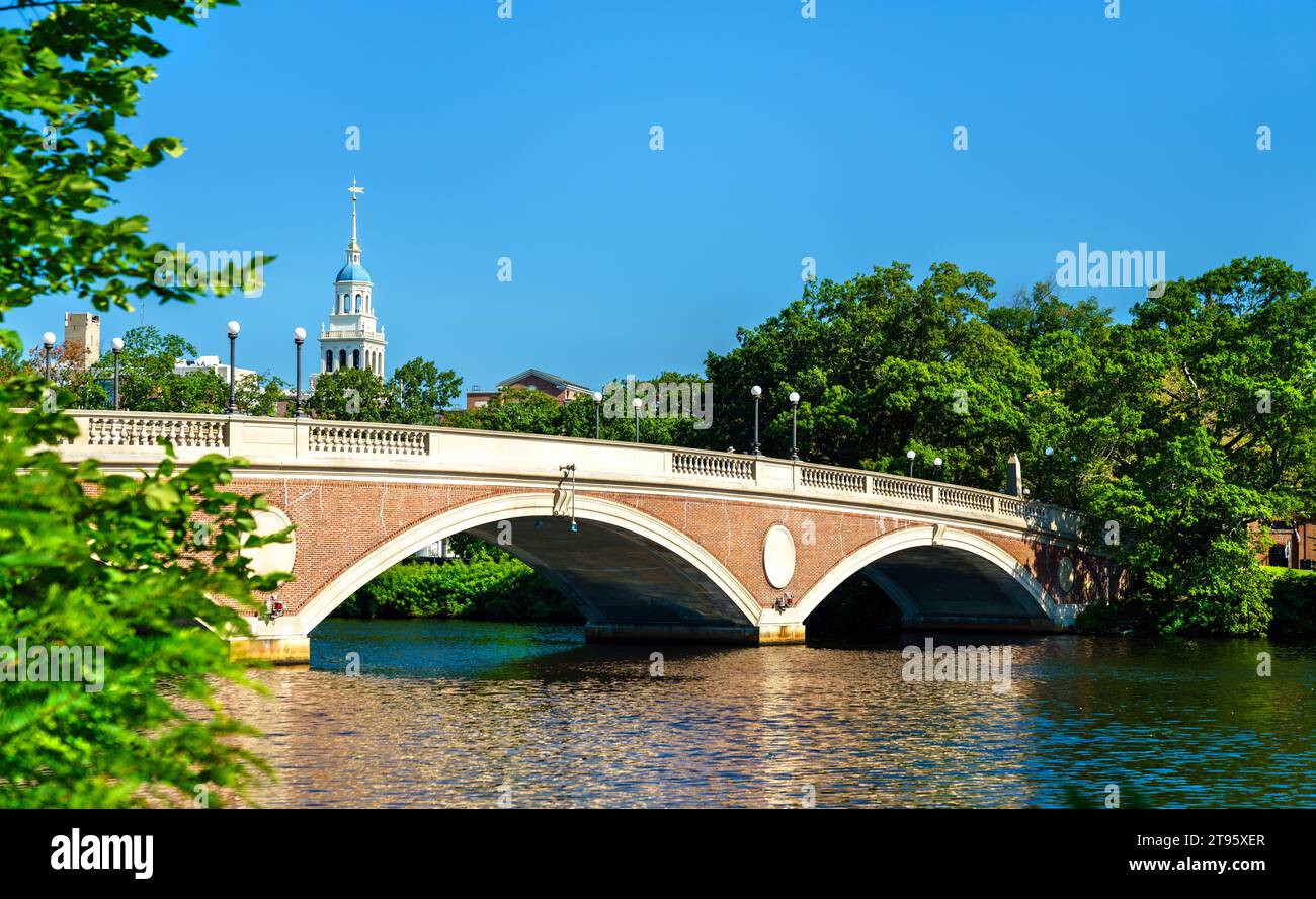 John W. Weeks Memorial Footbridge across the Charles River between ...