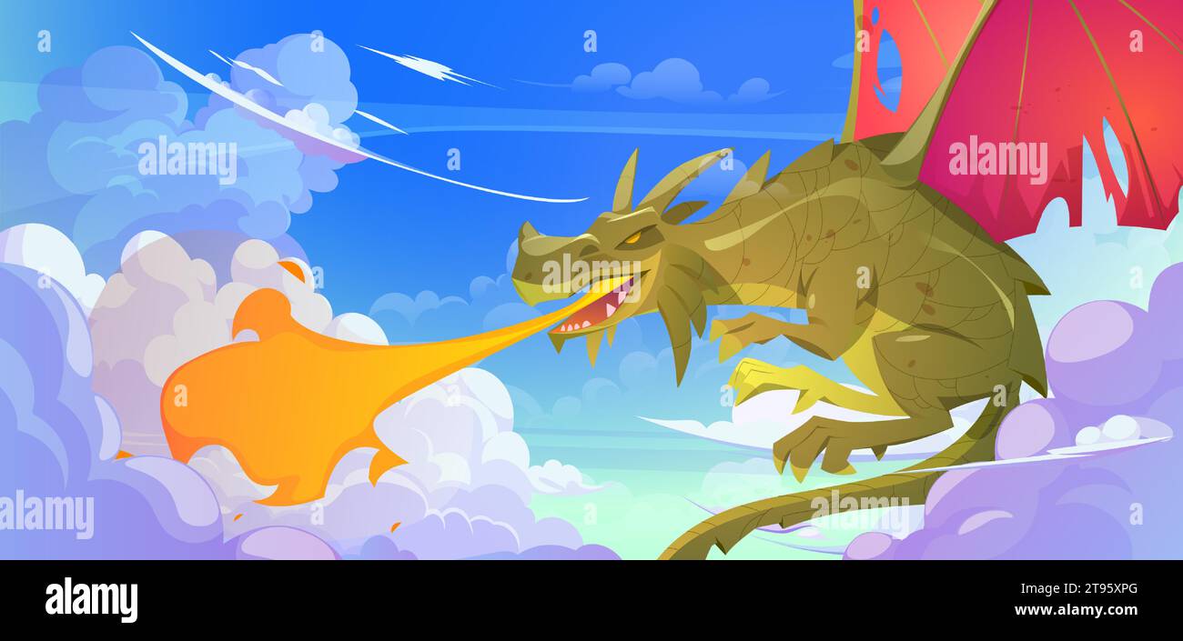 Medieval Dragon Breathing Fire Free Dragon Breathing Fire Image