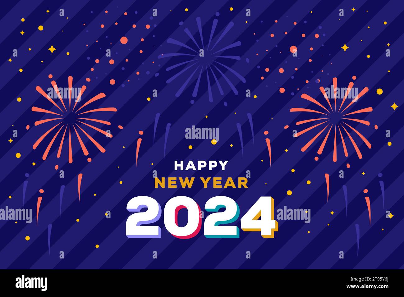 2024 background Stock Vector Images - Alamy