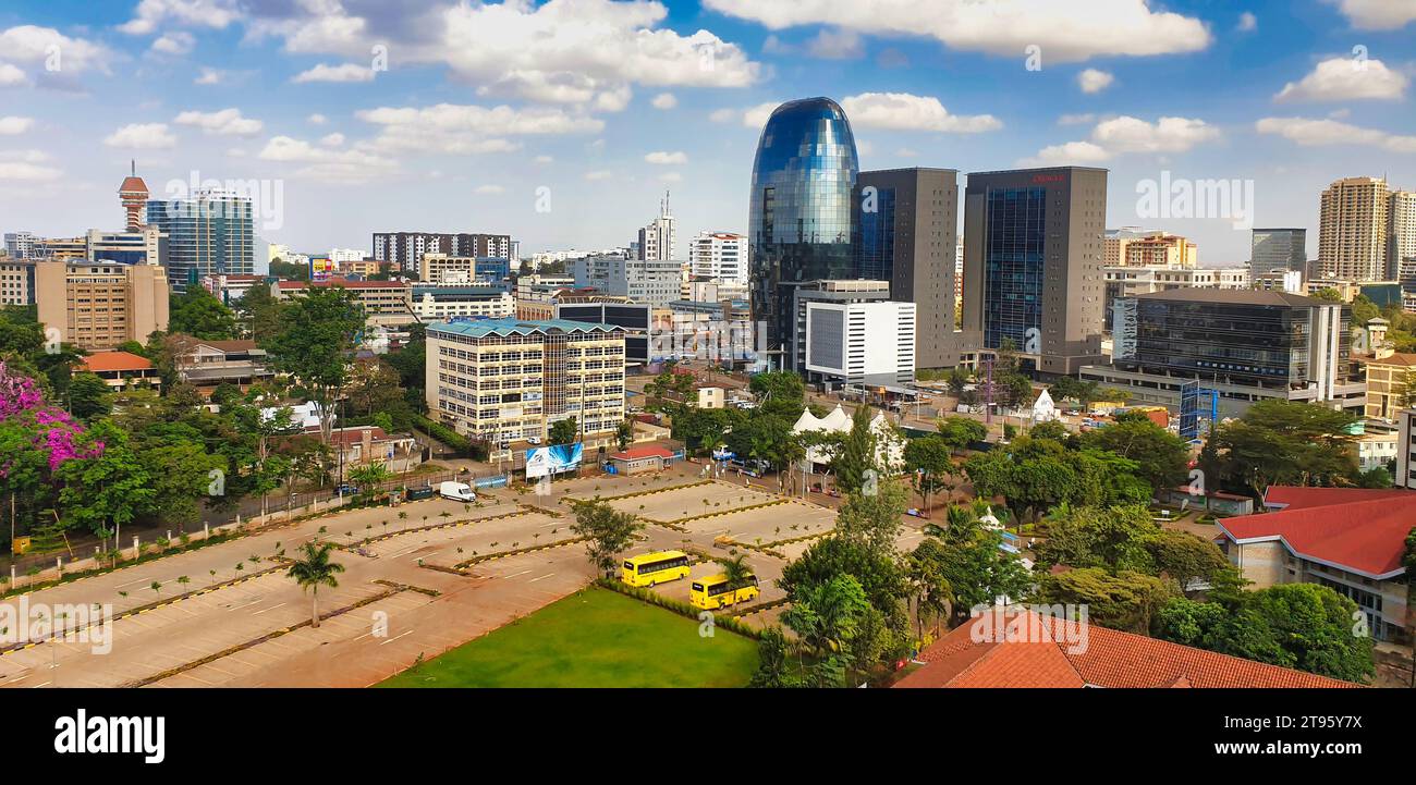 Nairobi, modern buildings downtown nairobi hi-res stock photography and ...