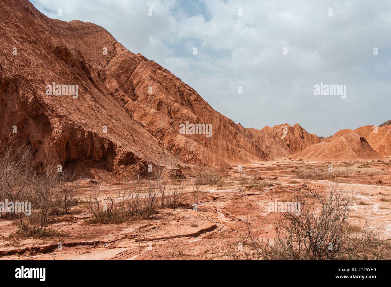 Weathered strata and rocks in the hot and arid desert Stock Photo - Alamy