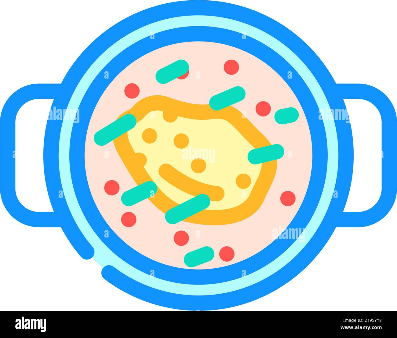 French cuisine onion soup bread Stock Vector Images - Alamy