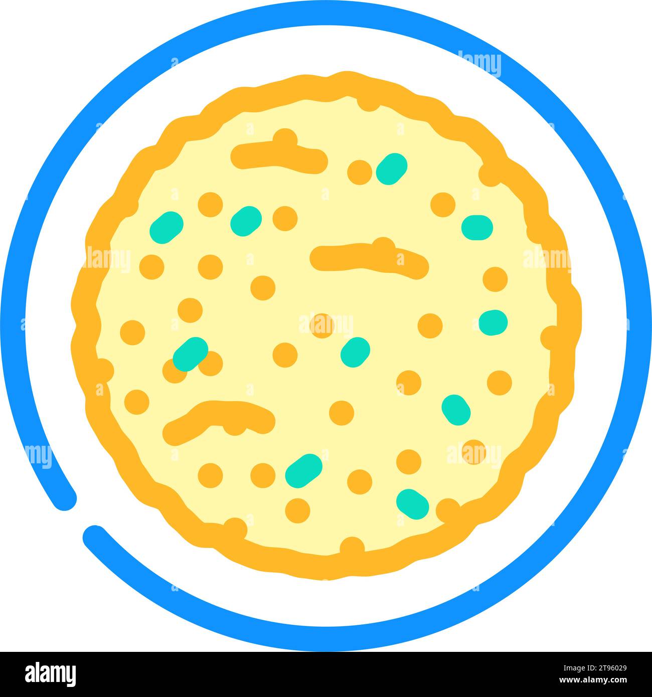 mexican rice mexican cuisine color icon vector illustration Stock ...