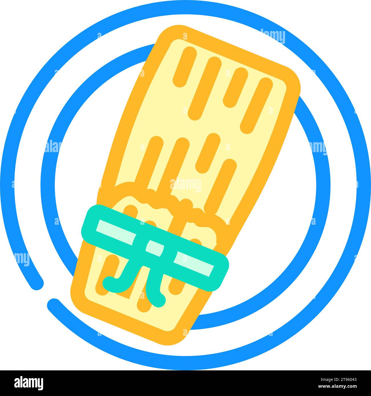 tamale mexican cuisine color icon vector illustration Stock Vector ...