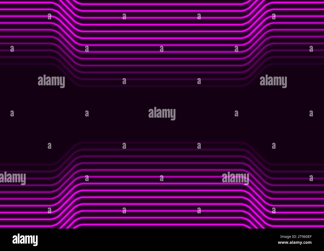 Violet neon curved lines abstract futuristic geometric background ...