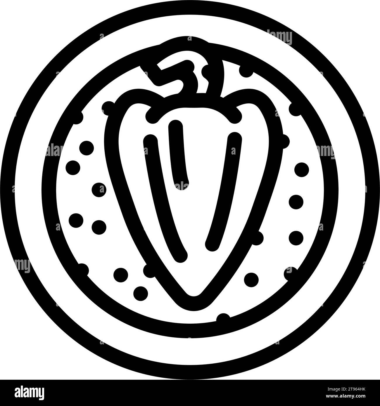 chiles rellenos mexican cuisine line icon vector illustration Stock ...