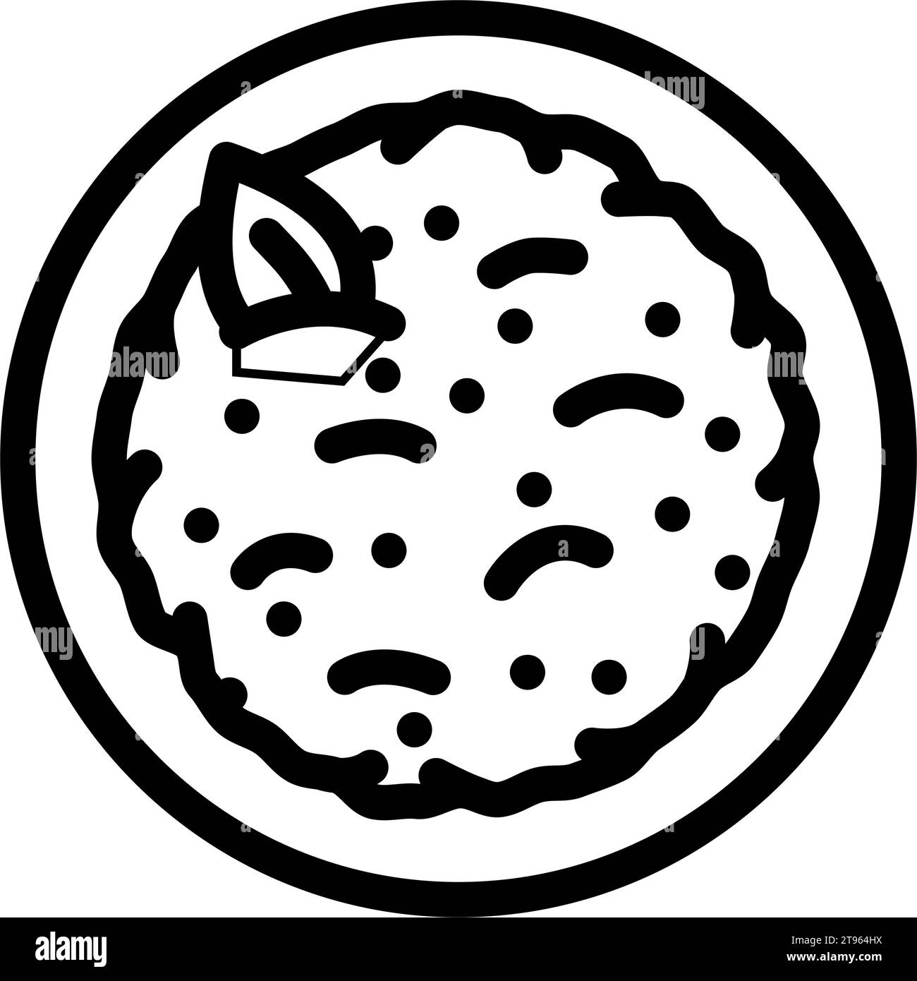 salsa mexican cuisine line icon vector illustration Stock Vector Image ...