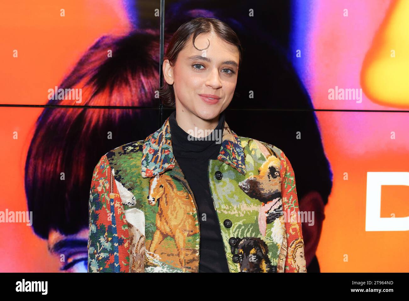 Paris, France. 20th Nov, 2023. Singer and actress Claire Pommet aka ...