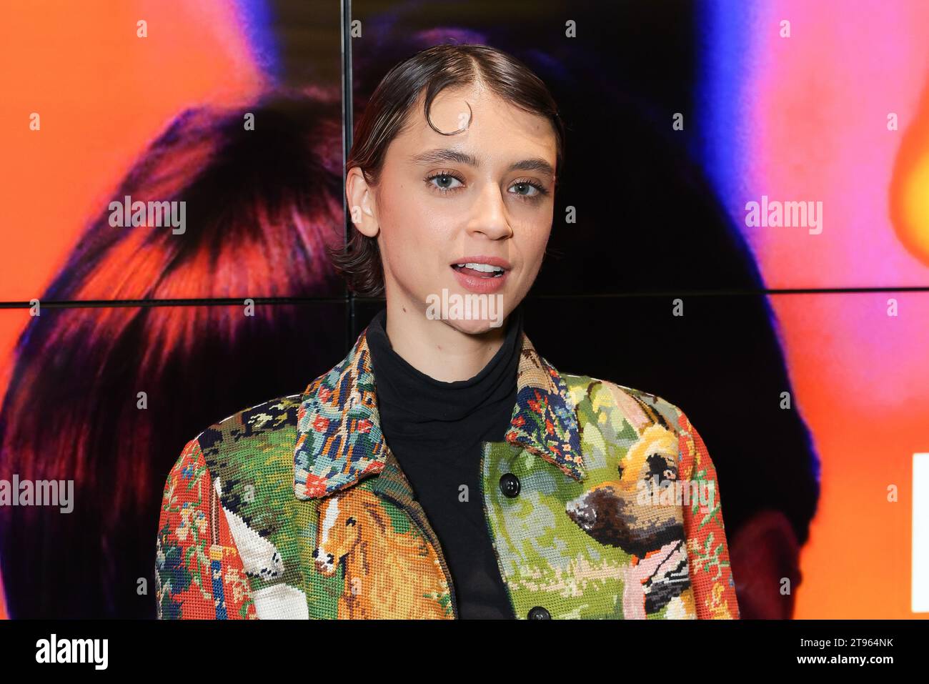 Paris, France. 20th Nov, 2023. Singer and actress Claire Pommet aka ...