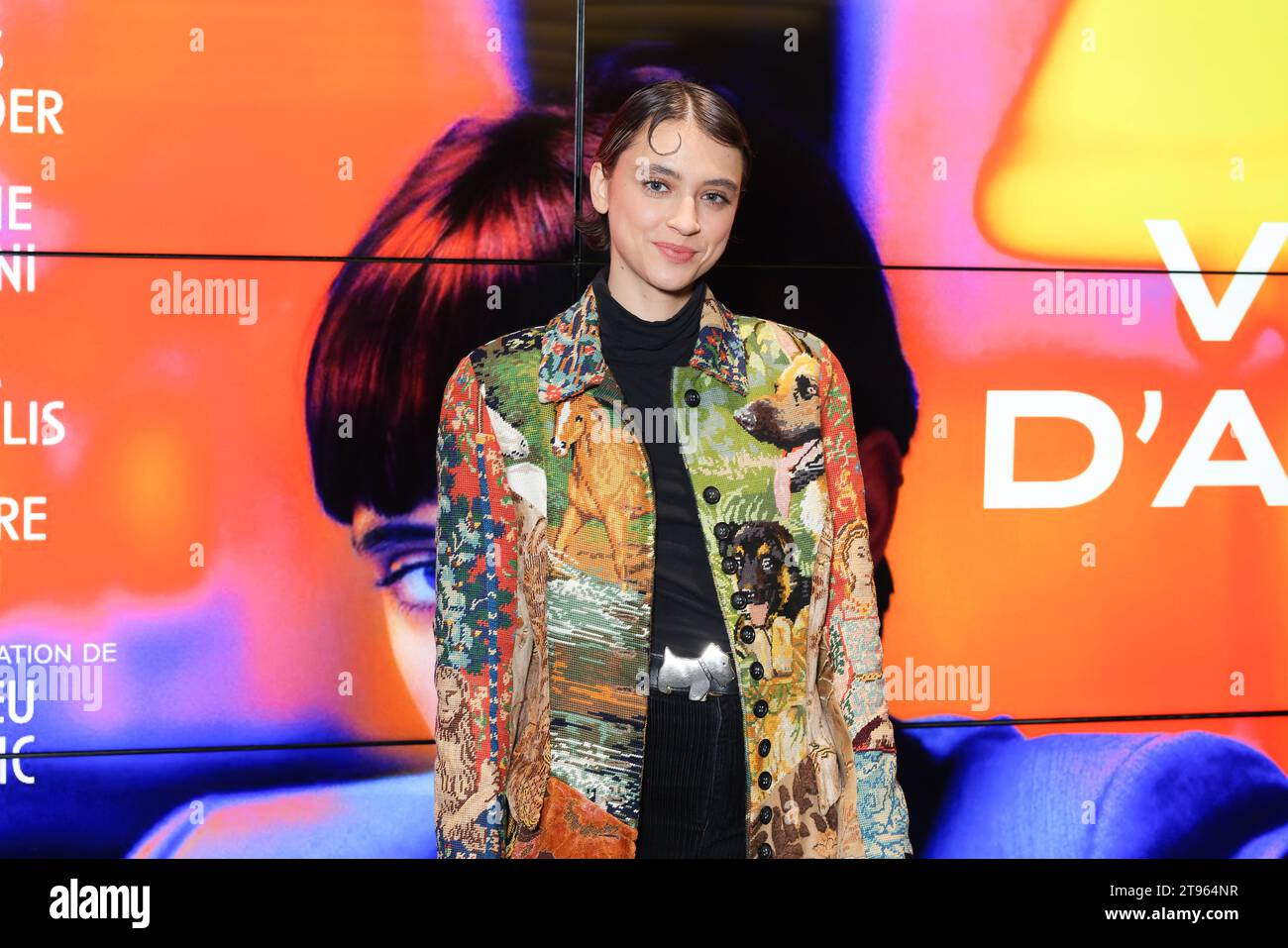 Paris, France. 20th Nov, 2023. Singer and actress Claire Pommet aka ...