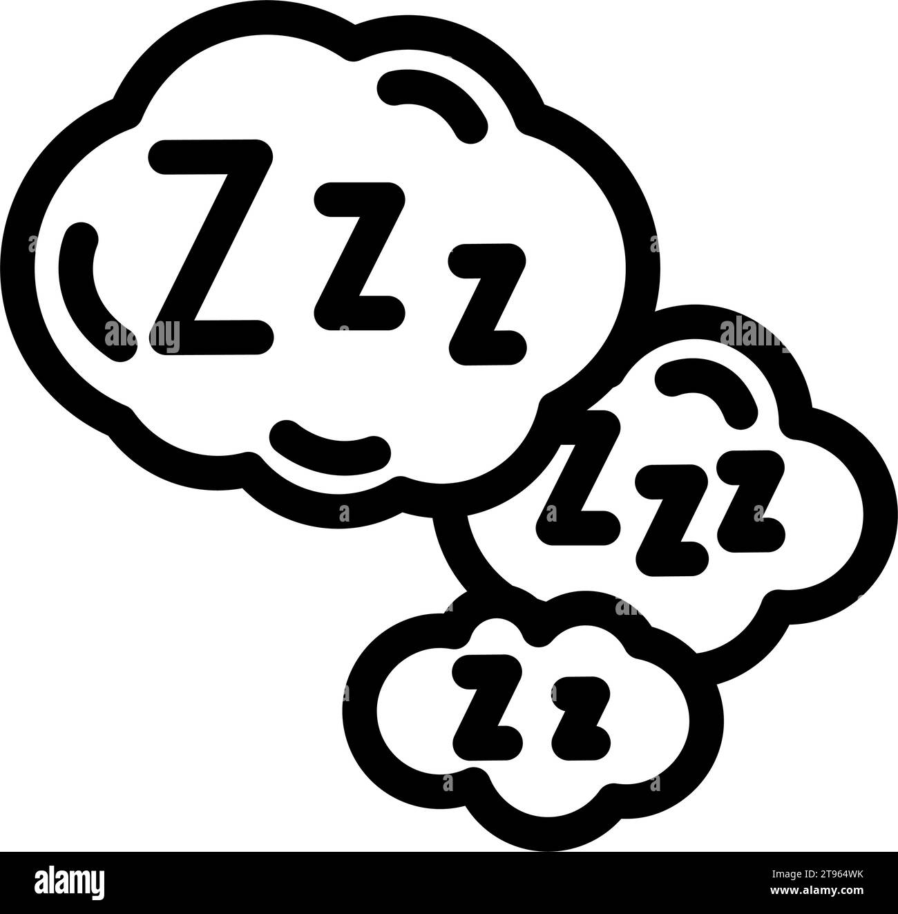 Snoring illustration Black and White Stock Photos & Images - Alamy