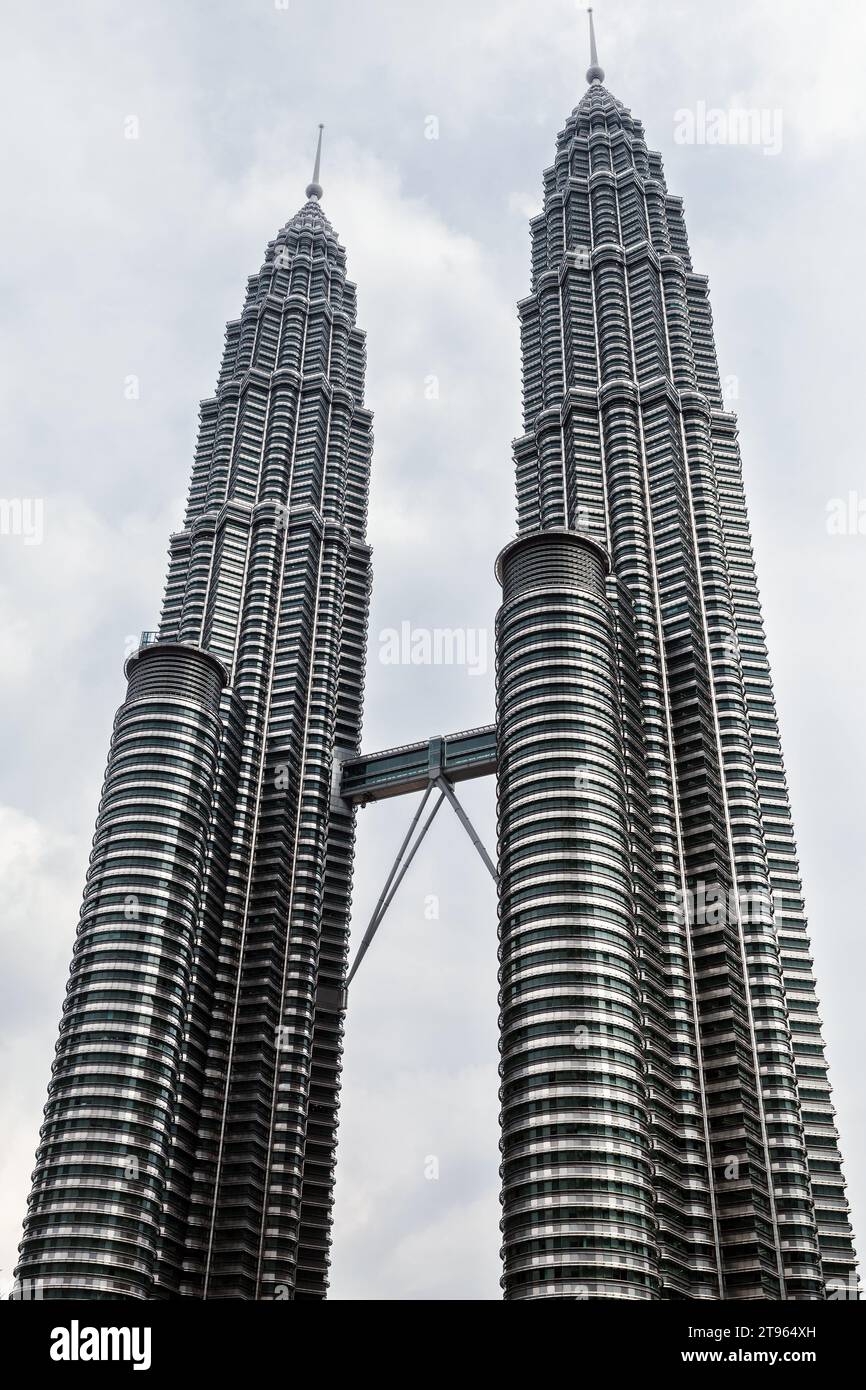 Kuala Lumpur, Malaysia - November 25, 2019: Petronas Twin Towers under ...