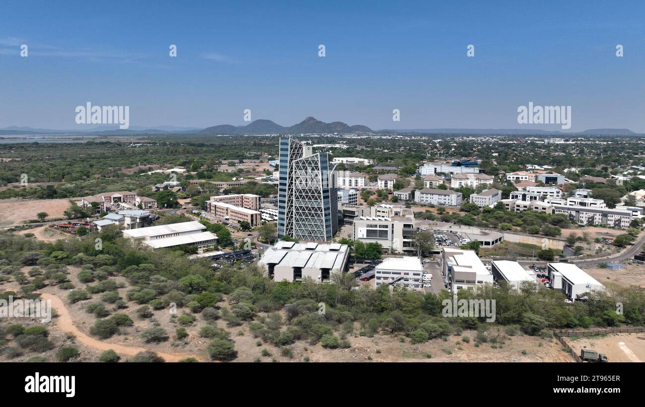 Fairscape precinct office building in Gaborone, Botswana Stock Photo - Alamy