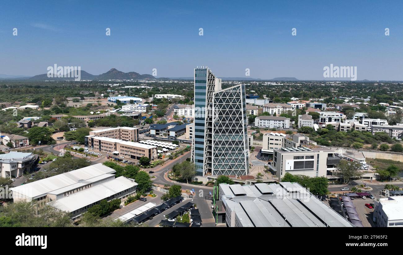 Fairscape precinct office building in Gaborone, Botswana Stock Photo - Alamy