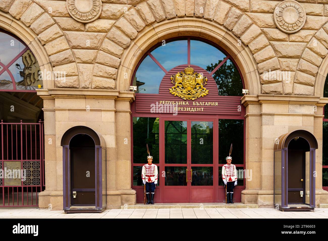 Sofia, Bulgaria - September 14, 2023: View of the Presidential Palace ...