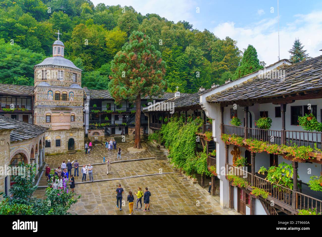 Troyan, Bulgaria - September 16, 2023: View of the Troyan Monastery ...