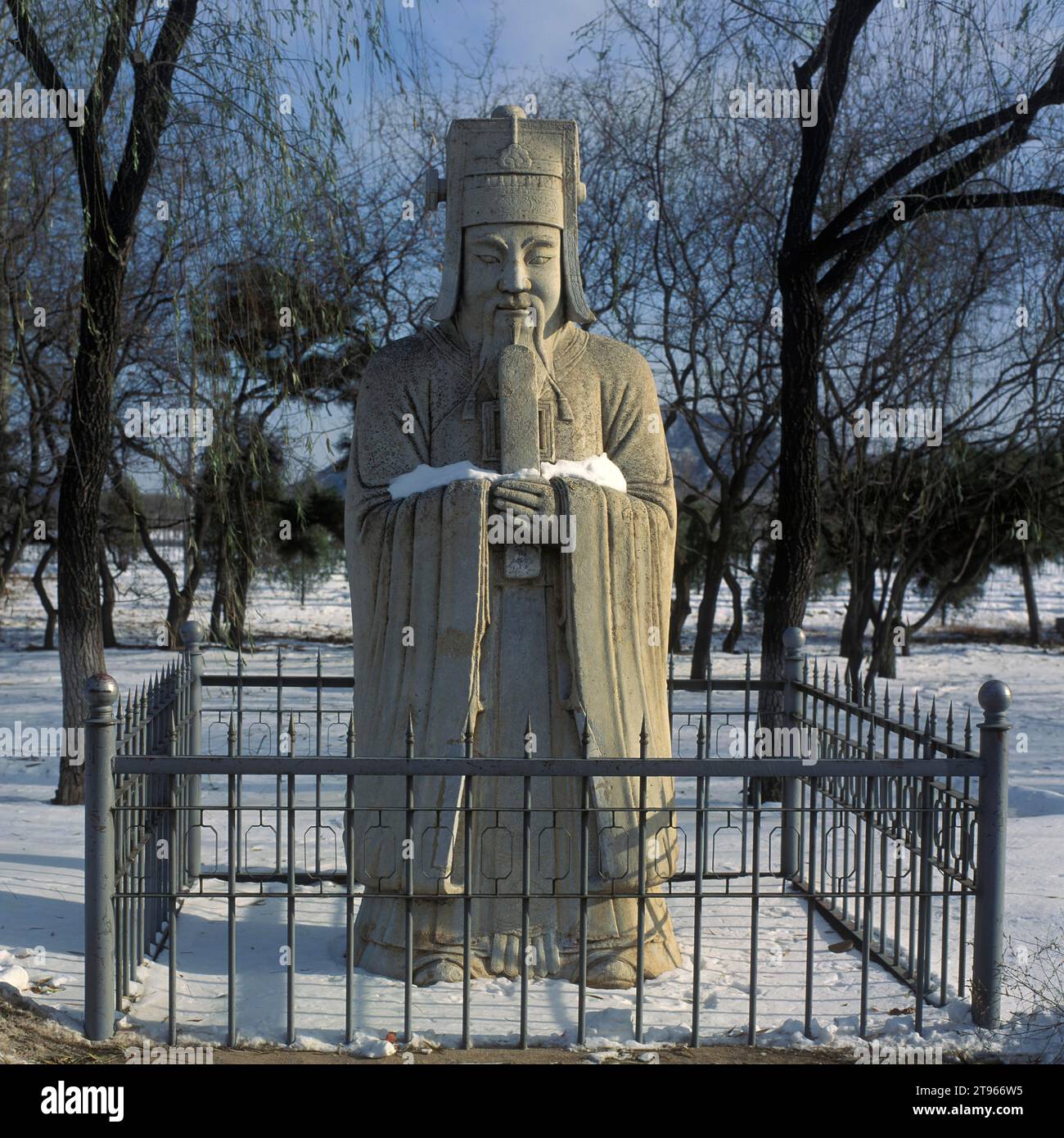 China, Beijing: Surroundings: Statue, Ming Tombs (Ming Shisan Ling ...