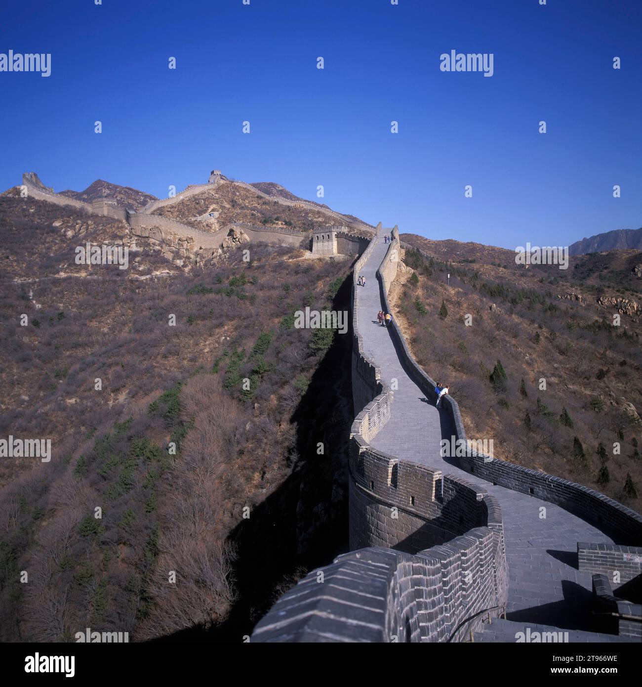 China, Beijing: surroundings, Badaling, Great Wall (Chang Cheng Stock ...