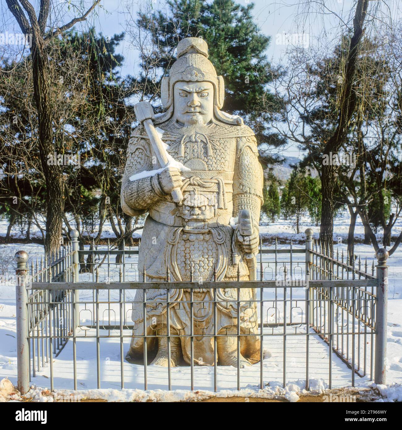 China, Beijing: Surroundings: Statue, Ming Tombs (Ming Shisan Ling ...