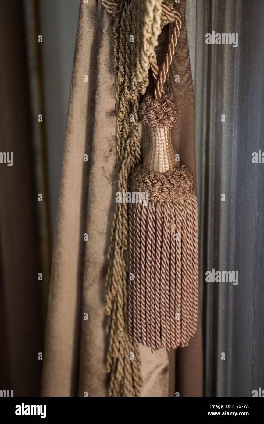 Selection of Ottoman Turkish traditional tassels in various colors ...