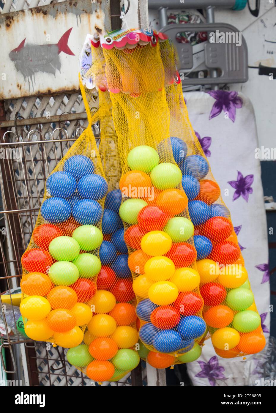Rubber ball of various color as a background Stock Photo - Alamy