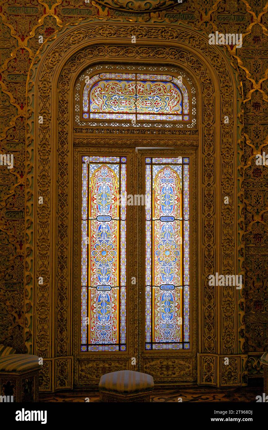 Window, Salao Arabe, Palacio da Bolsa (Stock Exchange Palace), Regadas ...