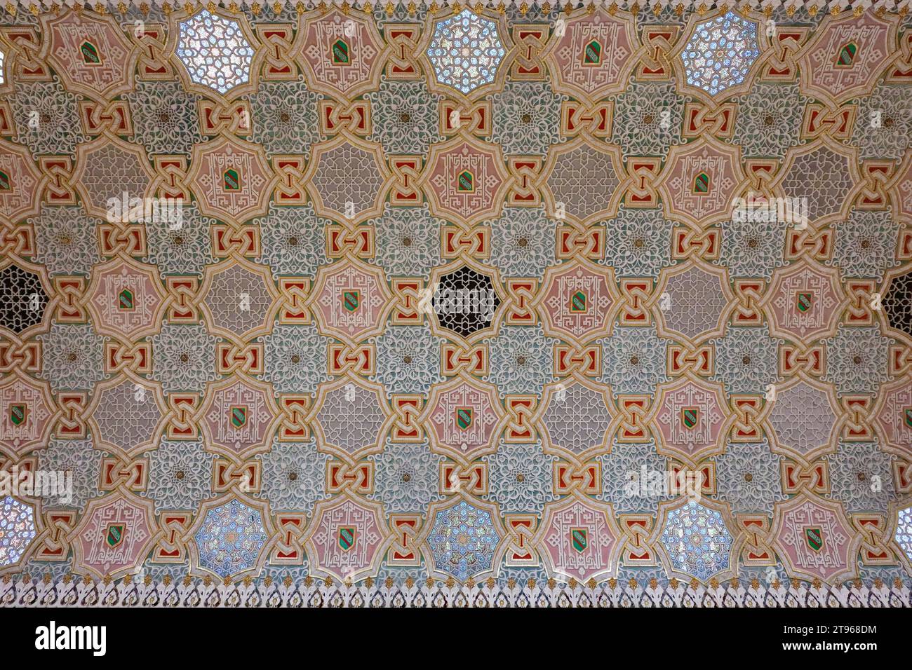 Pattern, Ceiling, Salao Arabe, Palacio da Bolsa (Stock Exchange Palace ...