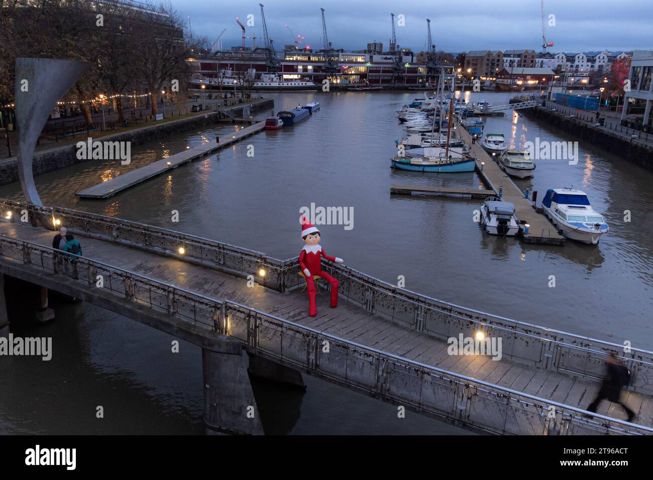 A 15ft version of the Lumistella Company's The Elf on the Shelf, Scout ...