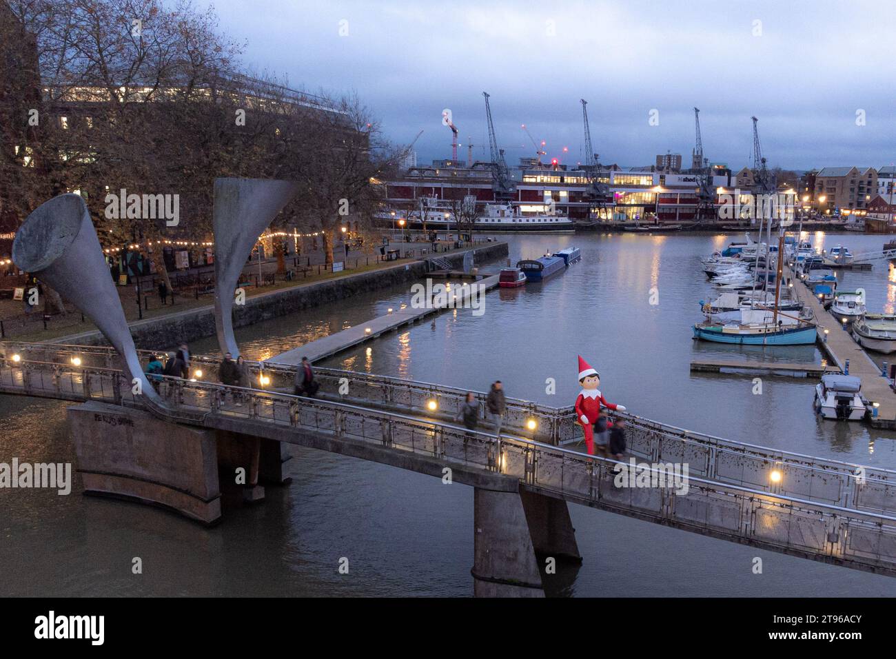 A 15ft version of the Lumistella Company's The Elf on the Shelf, Scout ...