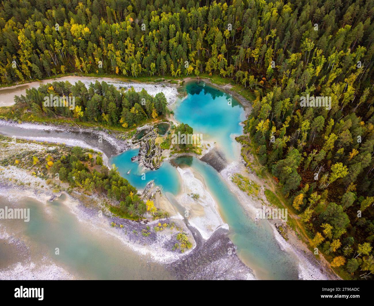 Drone circling around forest in hi-res stock photography and images - Alamy